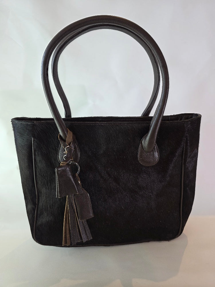 Classic Cowhide Tote - All Brown – Coastal Cowhides