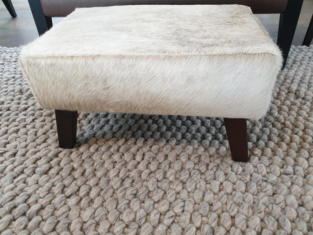 Light Brindle Swirl Angled Leg Footstool H – Coastal Cowhides